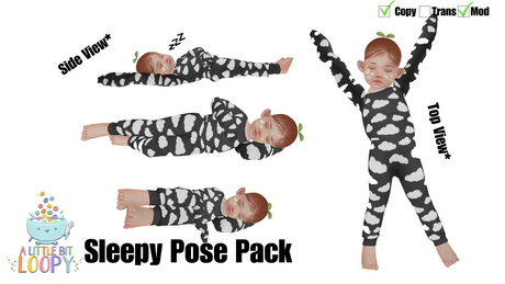 Second Life Marketplace - A Little Bit Loopy ~ Sleepy Poses